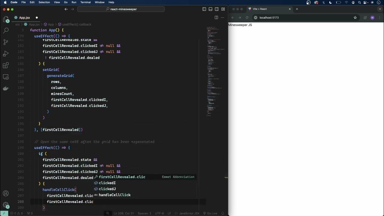 Make a Minesweeper Game in React (Full Video) - After Hours Chill Productive Session - YouTube