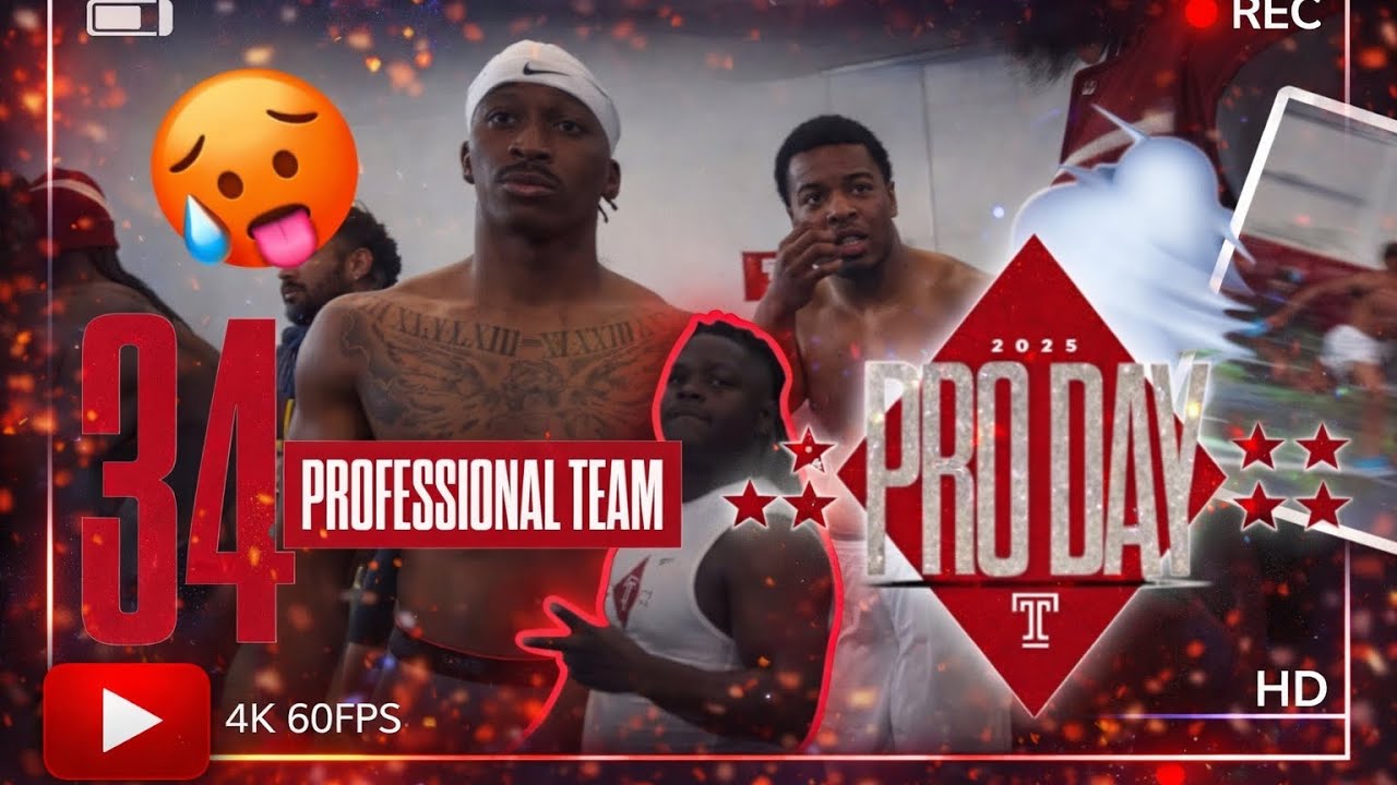 TEMPLE PRO DAY 2025🏈 || A DAY IN THE LIFE📚🏃 - YouTube