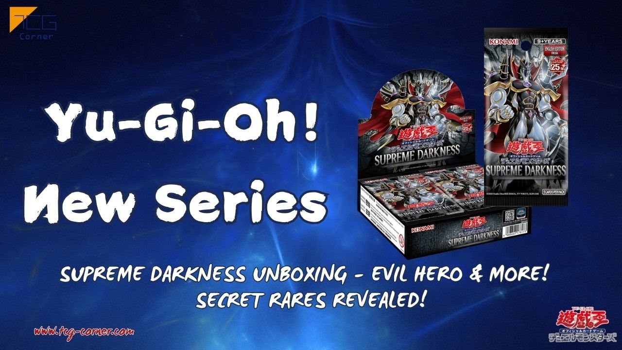 Yu-Gi-Oh! Supreme Darkness Unboxing - Ultimate Rares & Deck Upgrades ...