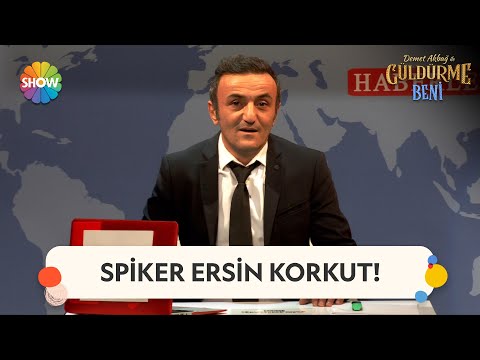 Ersin Korkut ana haber spikeri oluyor! | Demet Akbağ ile Güldürme Beni 1. Bölüm