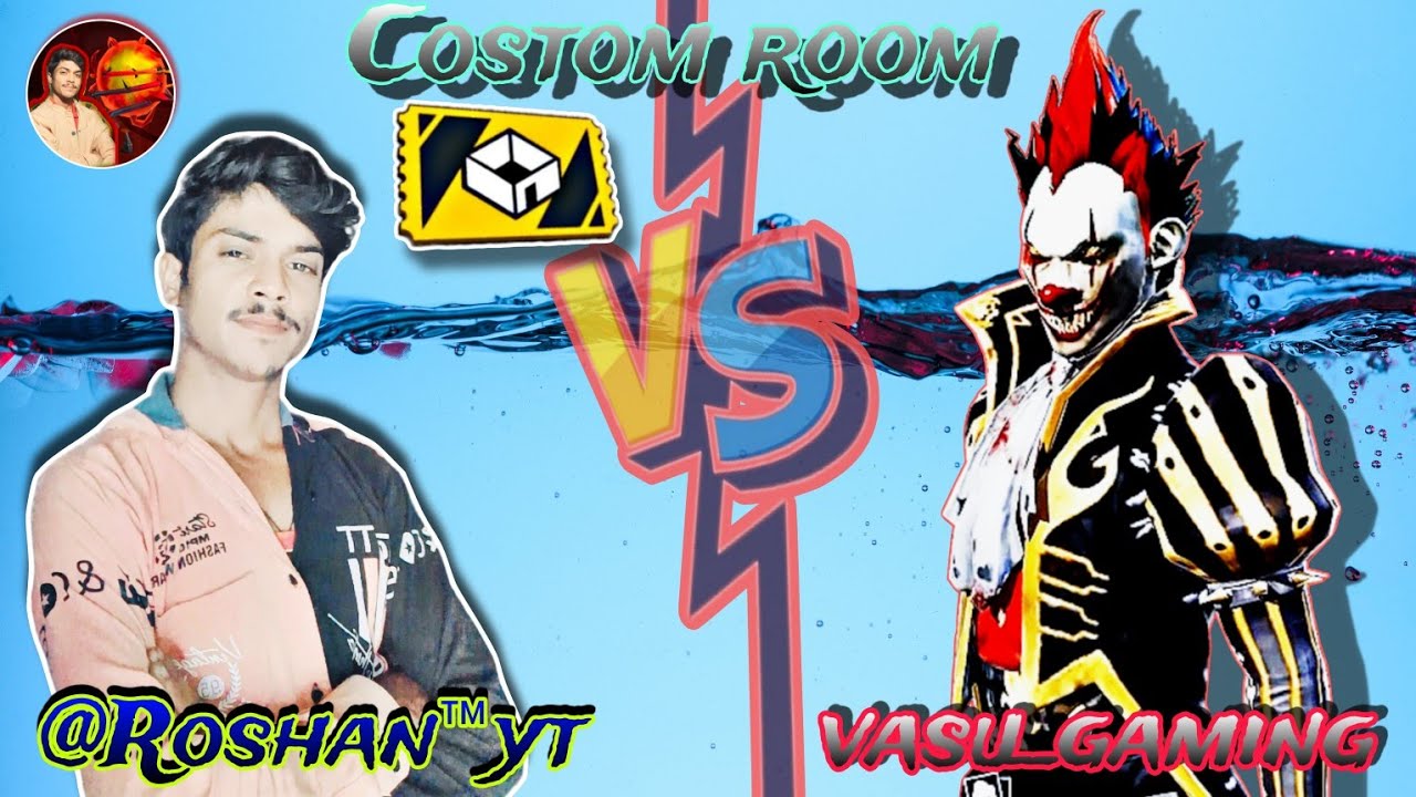 FreeFire Max Challenge Costom Room video || @Roahn™yt v/s Vasu_gaming ...