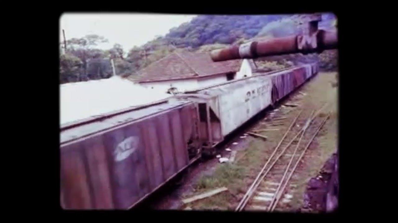 Trem da ALL - GT22 puxando vagões sentido Paranaguá - YouTube