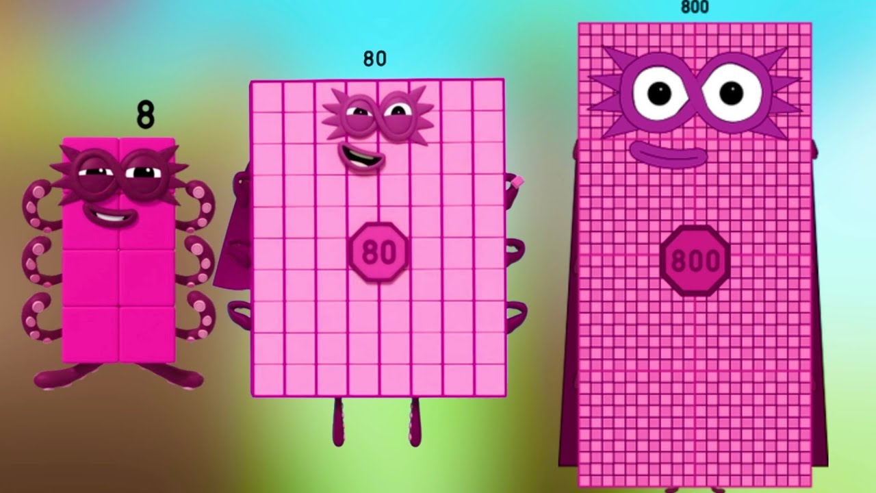 Numberblocks 1-100 - Count to 999 - Counting numbers 1 to 100 Learn to ...