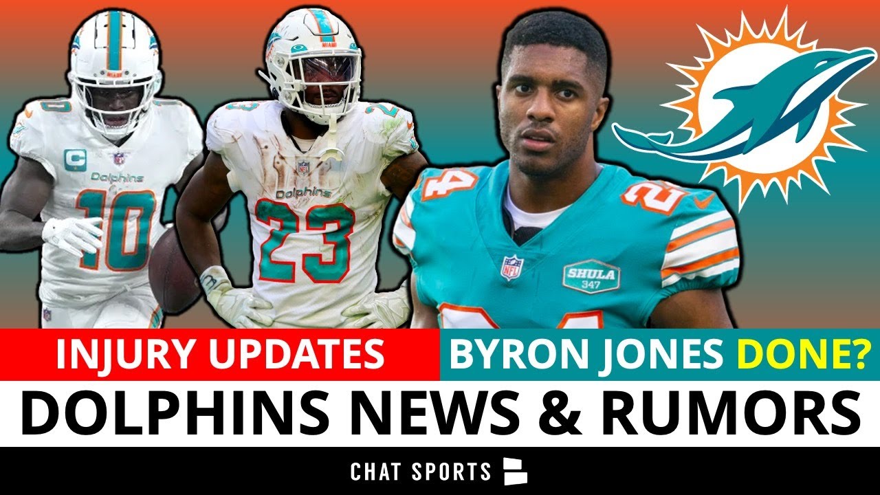 Dolphins Injury News On Tyreek Hill & Jeff Wilson | Byron Jones OUT For ...