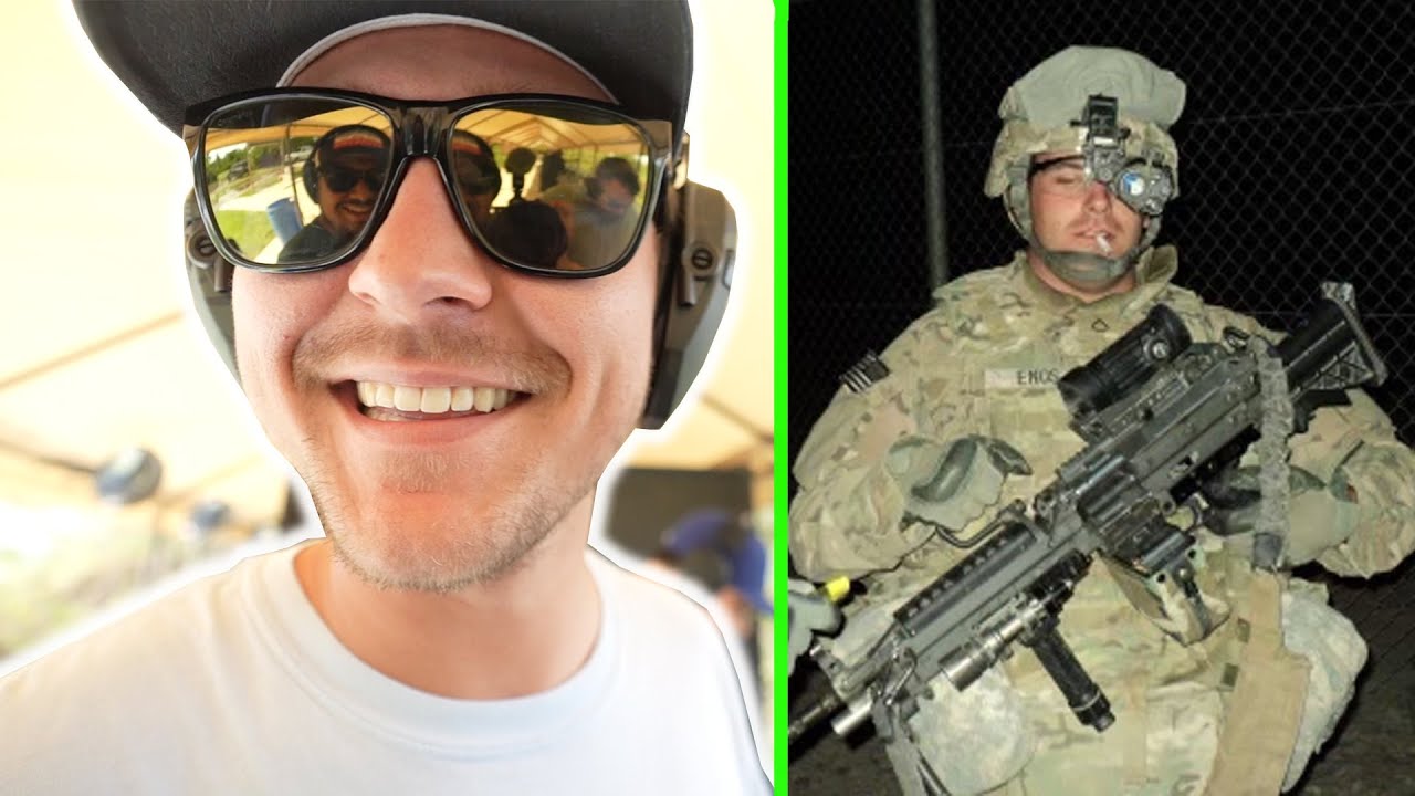 Taking a US Army Sgt. to the Gun Range!! - YouTube