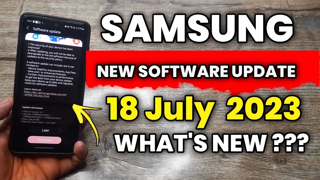 Samsung Phones Got New Software Update | What's New ? | 18 July 2023 ...