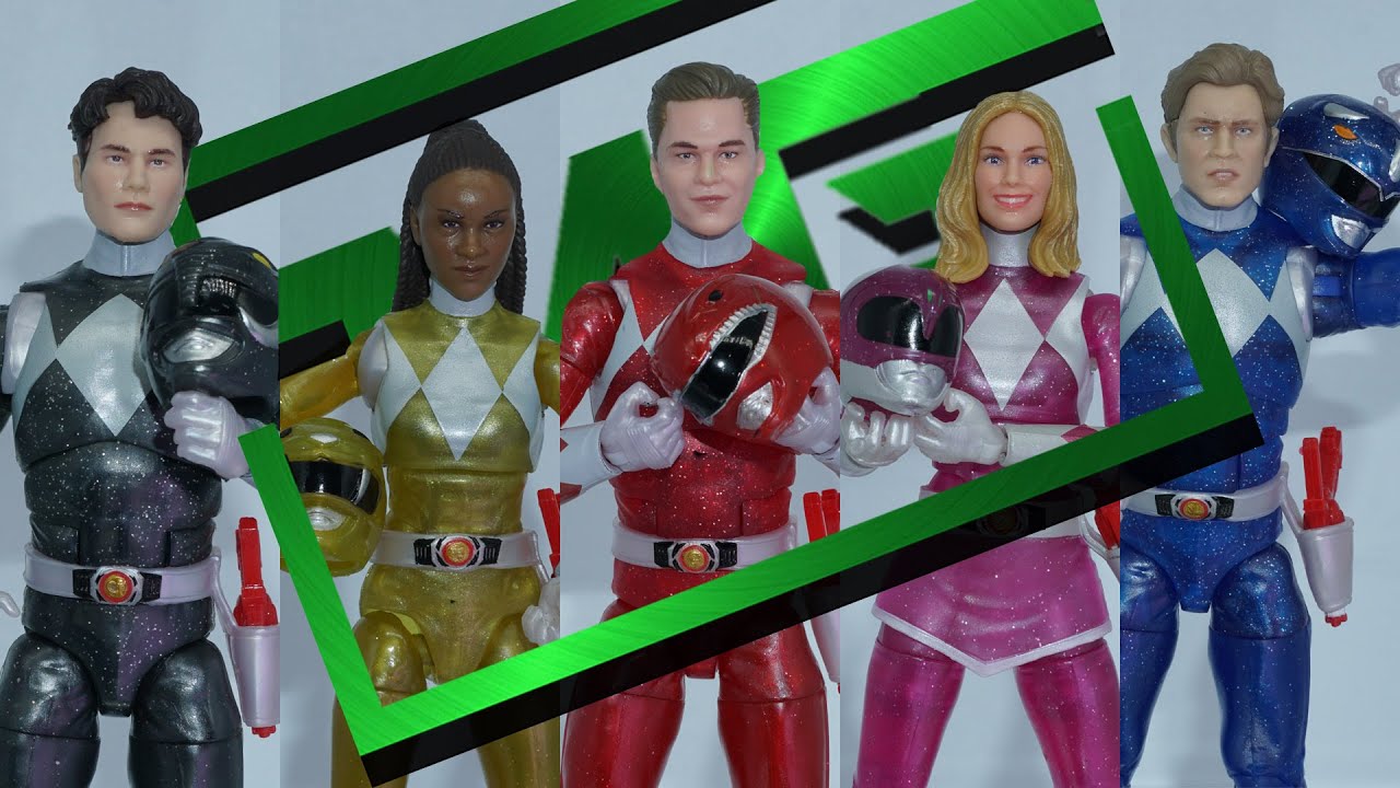 Lightning Collection - Mighty Morphin' Power Rangers Metallic Figures ...