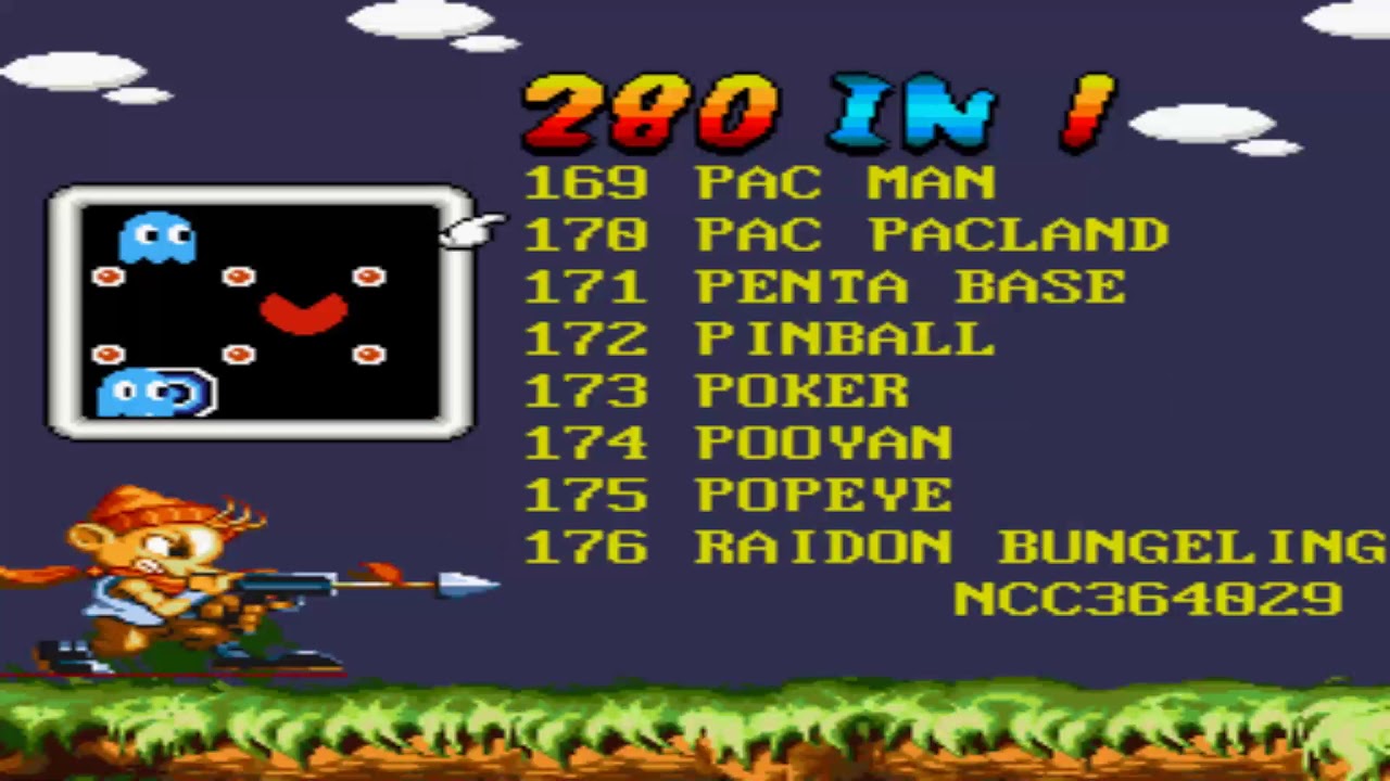 ARCADE MACHINES MAME MESS COOL BOY COOLBOY RS 18 RS18 280 IN 1 ...