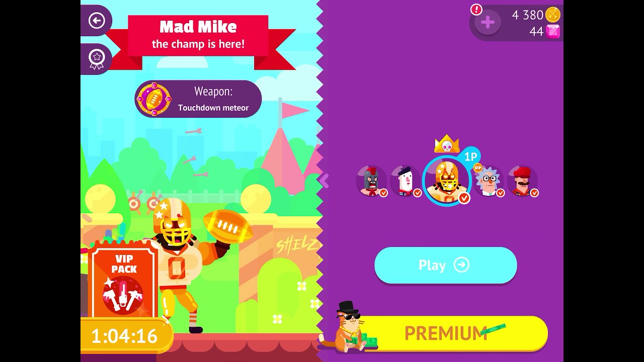 Unlocking Mad Mike gameplay - Bowmasters gameplay - YouTube