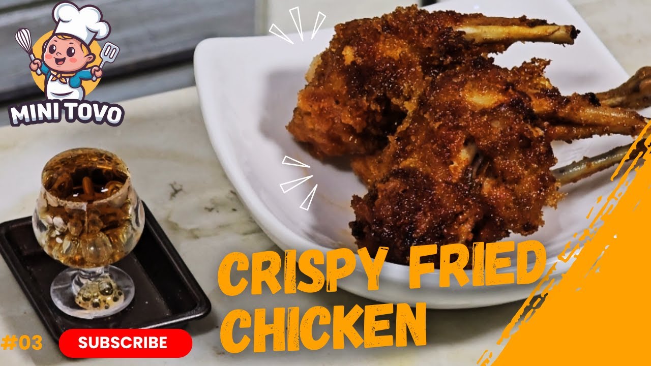Miniature Fried Chicken 🍗 / Tiny Cooking Magic - YouTube