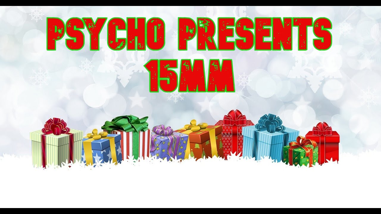 Psycho Christmas Presents 15mm Miniatures painted - YouTube