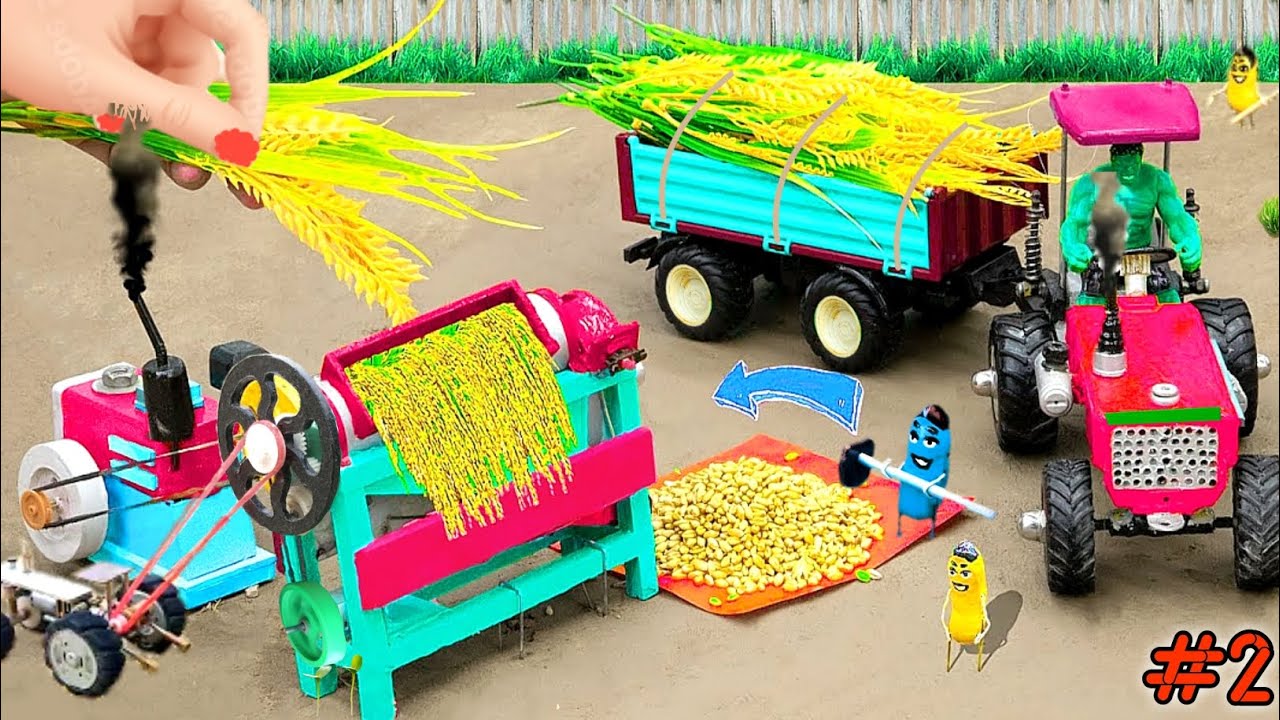 Top diy tractor making mini science project|rise mill machine|rise ...