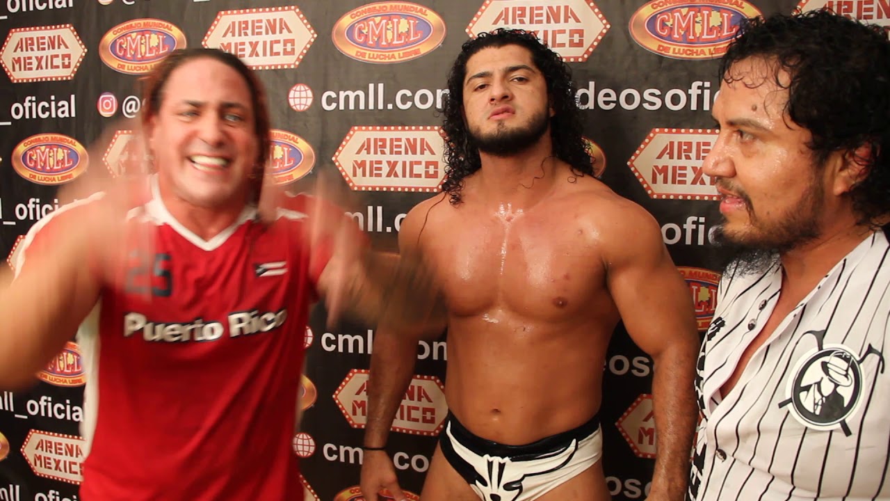 CMLL - GILBERT EL BORICUA, RUSH Y LA BESTIA DEL RING - EN CALIENTE ...