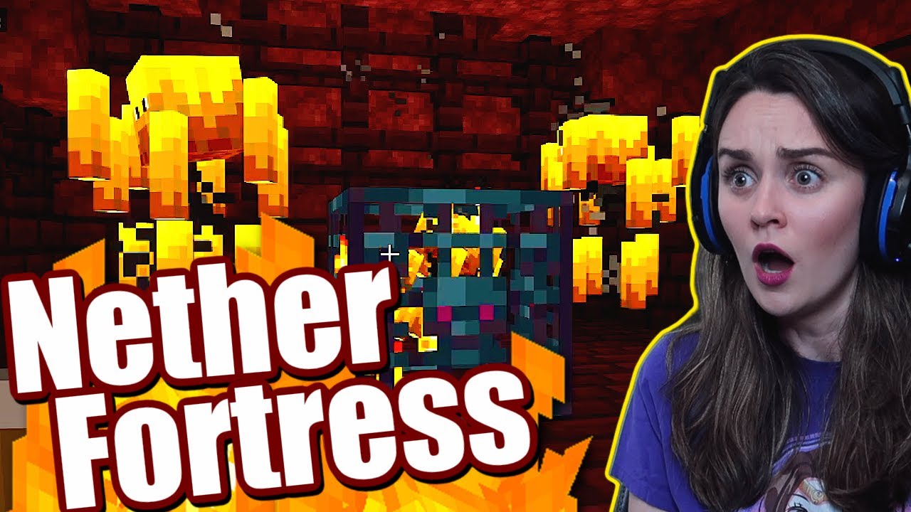 FIRST NETHER FORTRESS!! | Let's Play Minecraft #26 - YouTube