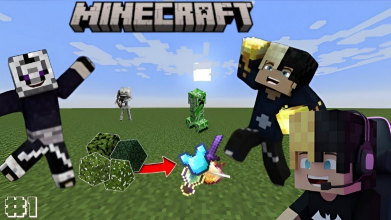 MINECRAFT BUT LEAF DROP OP ITEAM || MINECRAFT || #1 - YouTube