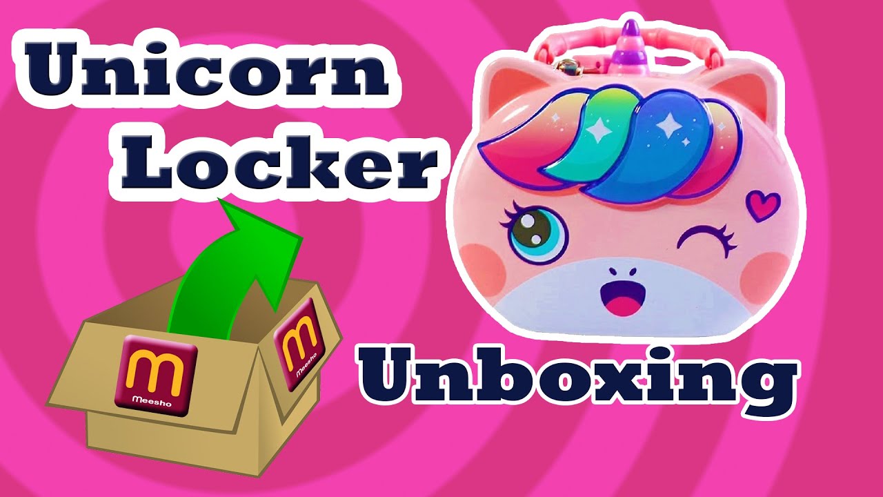 Unboxing cute unicorn piggy bank | Unicorn piggy bank W Lock | Cute ...