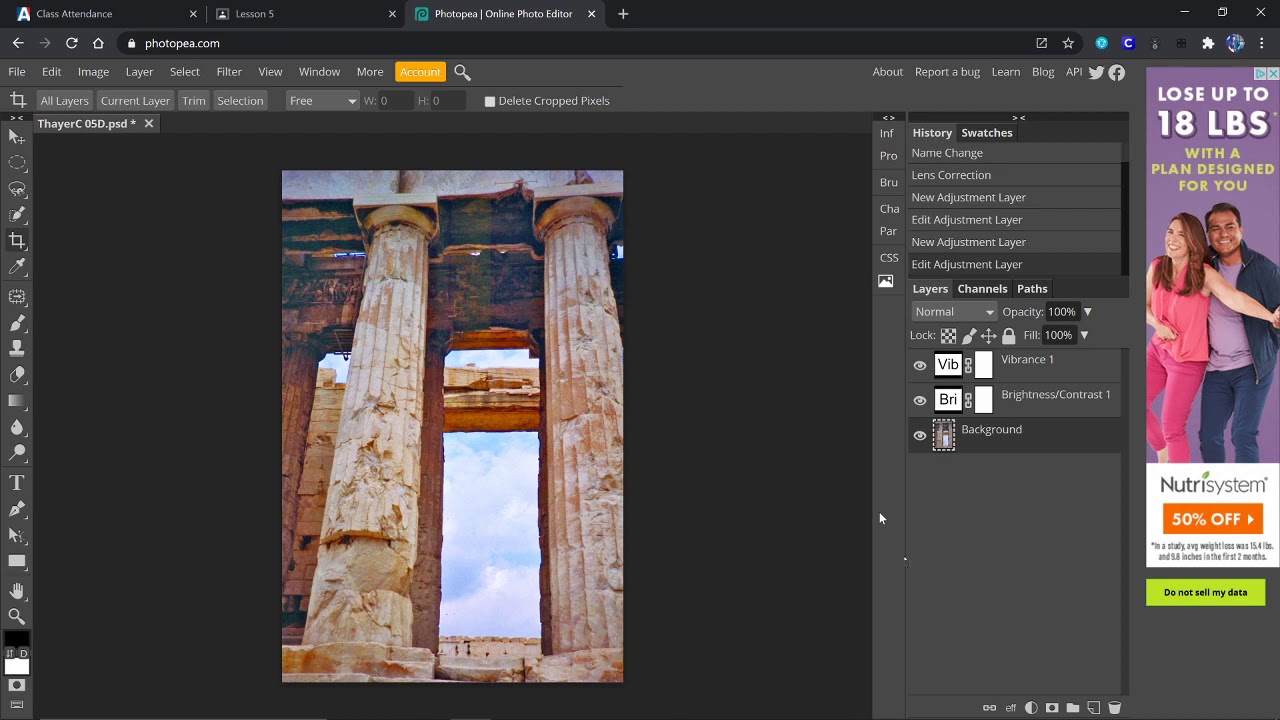 PHOTOSHOP/PHOTOPEA LESSON 5D - YouTube
