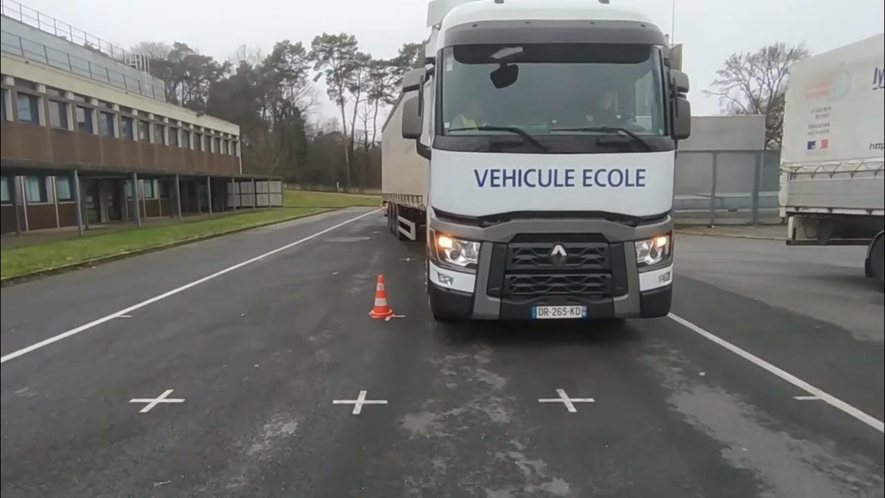 Manœuvre permis CE apprentissage - YouTube