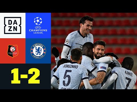 Giroud macht den Sack zu - Später Siegtreffer: Rennes - Chelsea 1:2 | UEFA Champions League | DAZN