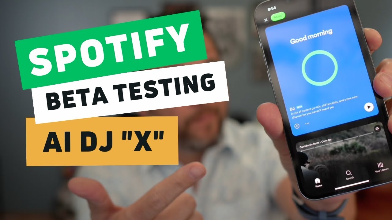 Meet Spotify's AI DJ "X" - A New Way Of Radio - YouTube