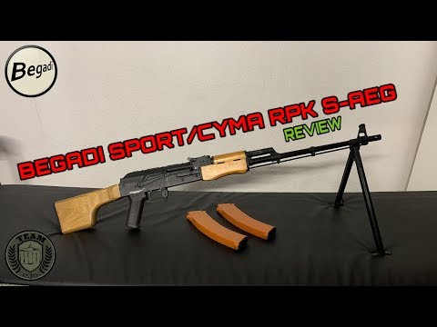 Begadi Sport/CYMA RPK-74 S-AEG Review deutsch - YouTube