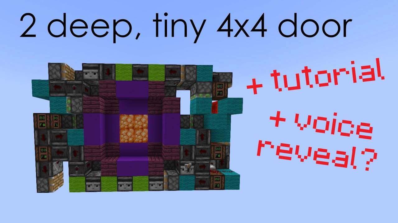 SUPER TINY 4x4 Door + TUTORIAL! (+ voice reveal) - YouTube