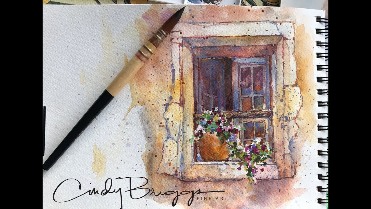 Watercolor Painting Workshop in Provence with Daniel Smith Watercolors ...