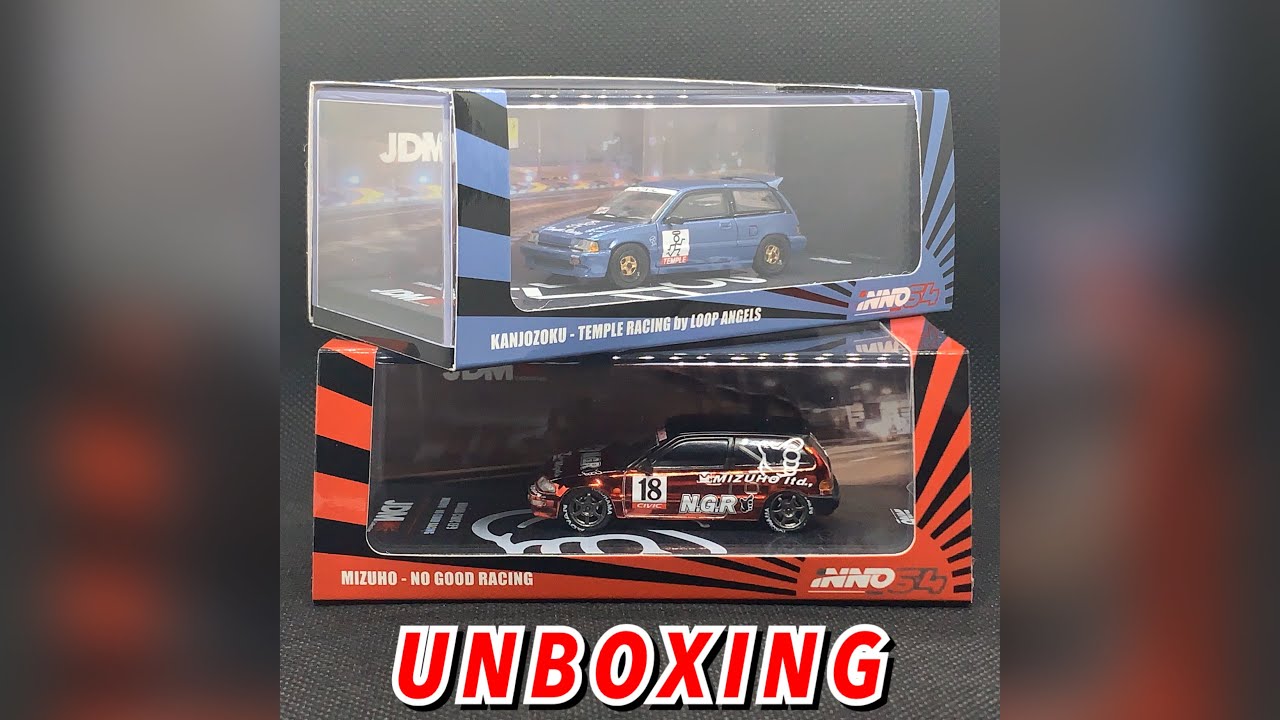 INNO64 JDM Collection 1:64 Honda Civic Unboxing - YouTube
