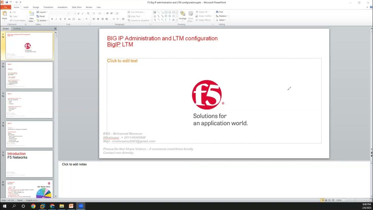 F5 BIG IP ADMIN AND LTM CONFIG - session 1 - YouTube