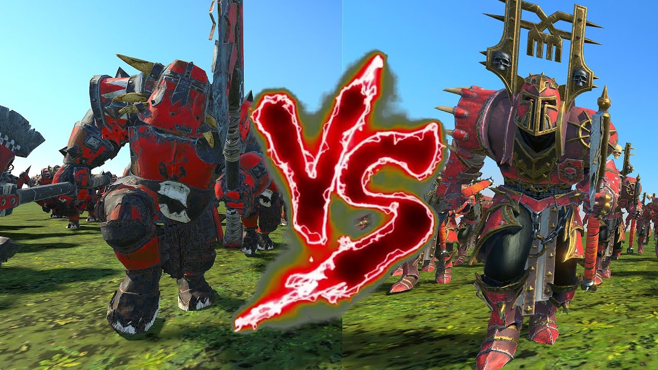 Krimson Killerz VS Chosen of Khorne (Dual Weapons). Total War Warhammer ...