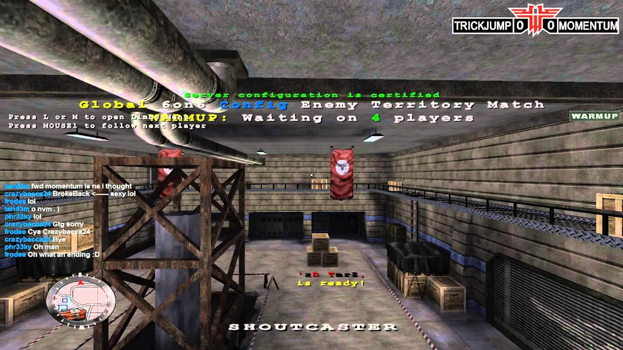 ET - TRICKJUMP vs. FORWARD MOMENTUM, Cybergamer - 6on6 Ladder [Enemy ...