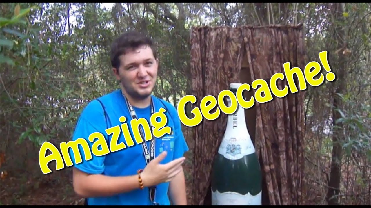 Amazing Geocache and Snake Attack! - YouTube