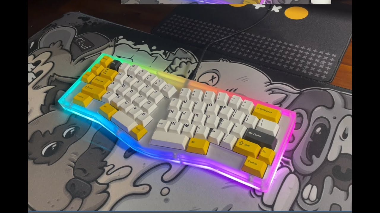 Me first time typing on an 3000$ alice keyboard | TGR Alice Poly - YouTube