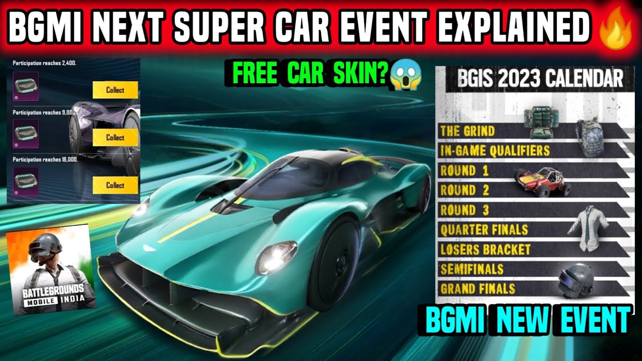 BGMI NEXT SUPERCAR EVENT | BGMI FREE ASTON MARTIN SPEED DRIFT EVENT ...