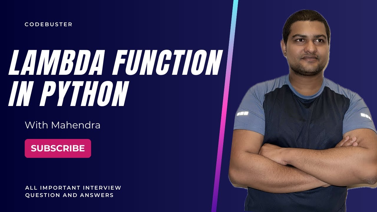 Lambda Function In Python Anonymous Function Hindi Lambda 1304