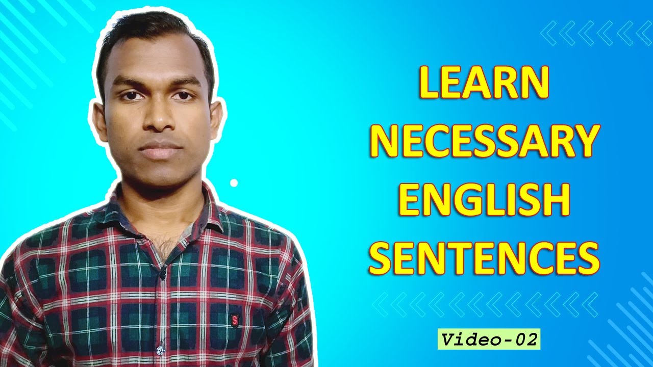 Necessary English Sentences - Video 02 - YouTube