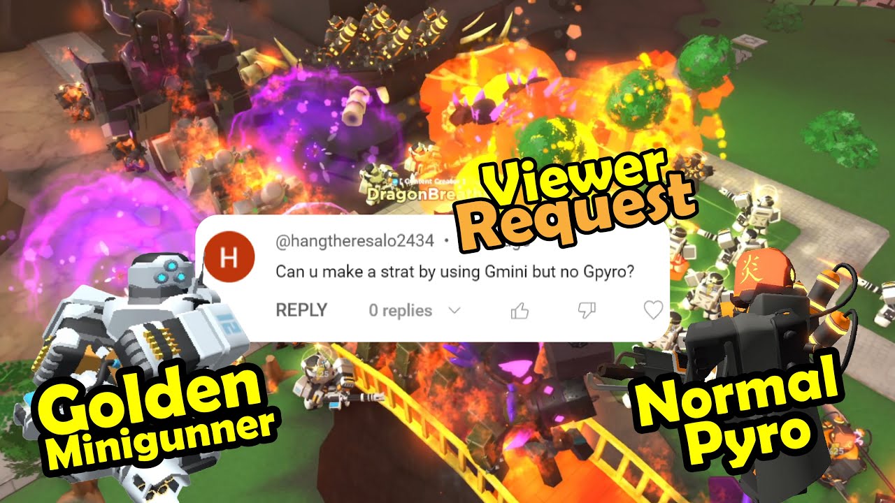 TDS SOLO HC STRAT with Golden Mini & Pyromancer - Tower Defense ...