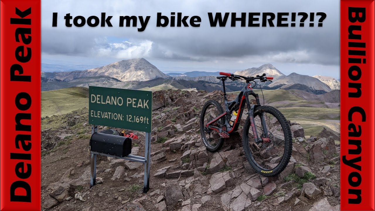 Delano Peak into Bullion Canyon is CRAZY on a Bike! | Mountain Biking ...