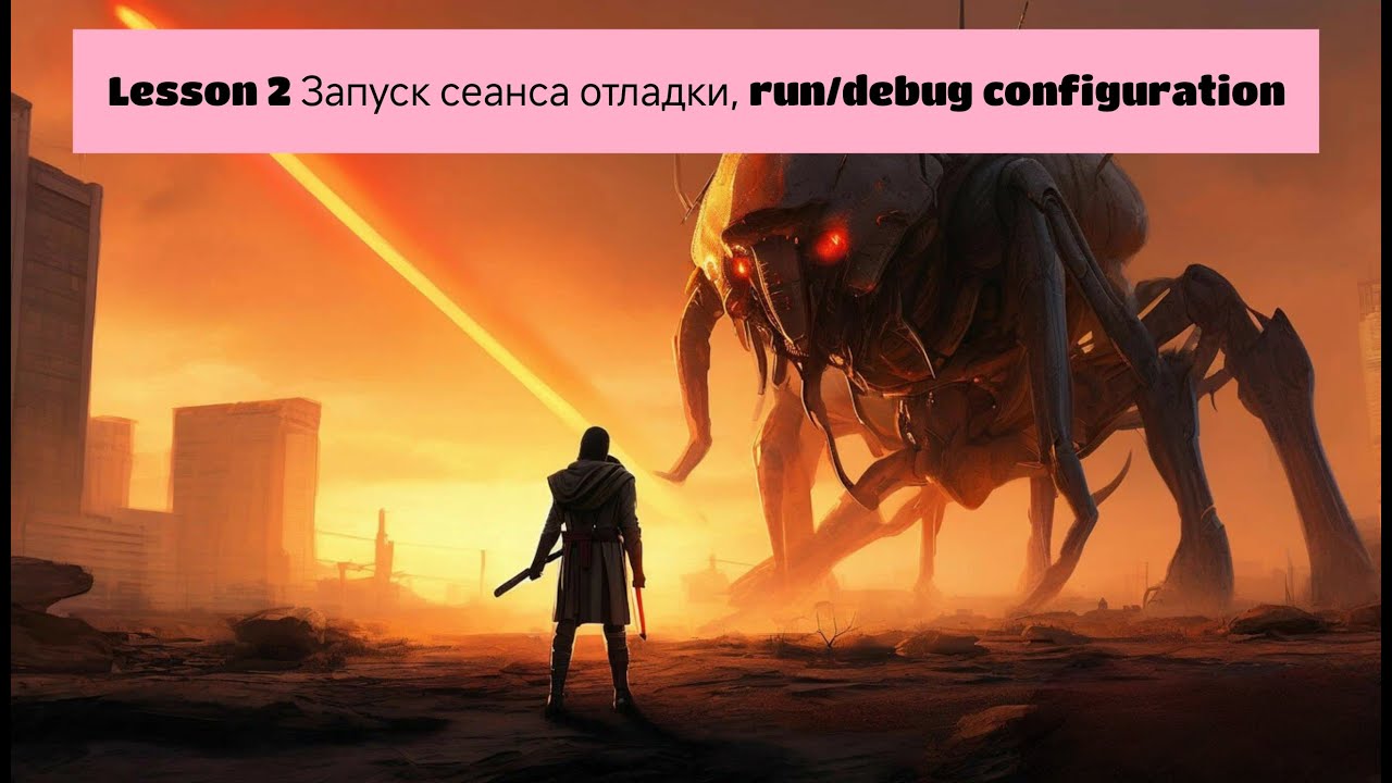 Урок 2 Запуск сеанса отладки, run/debug configuration. Отладка ...