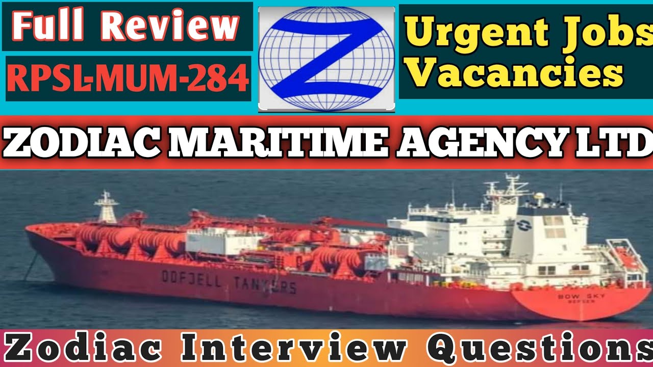 Zodiac Maritime Ltd | Job Vacancies 2021 | Zodiac Maritime Interview ...