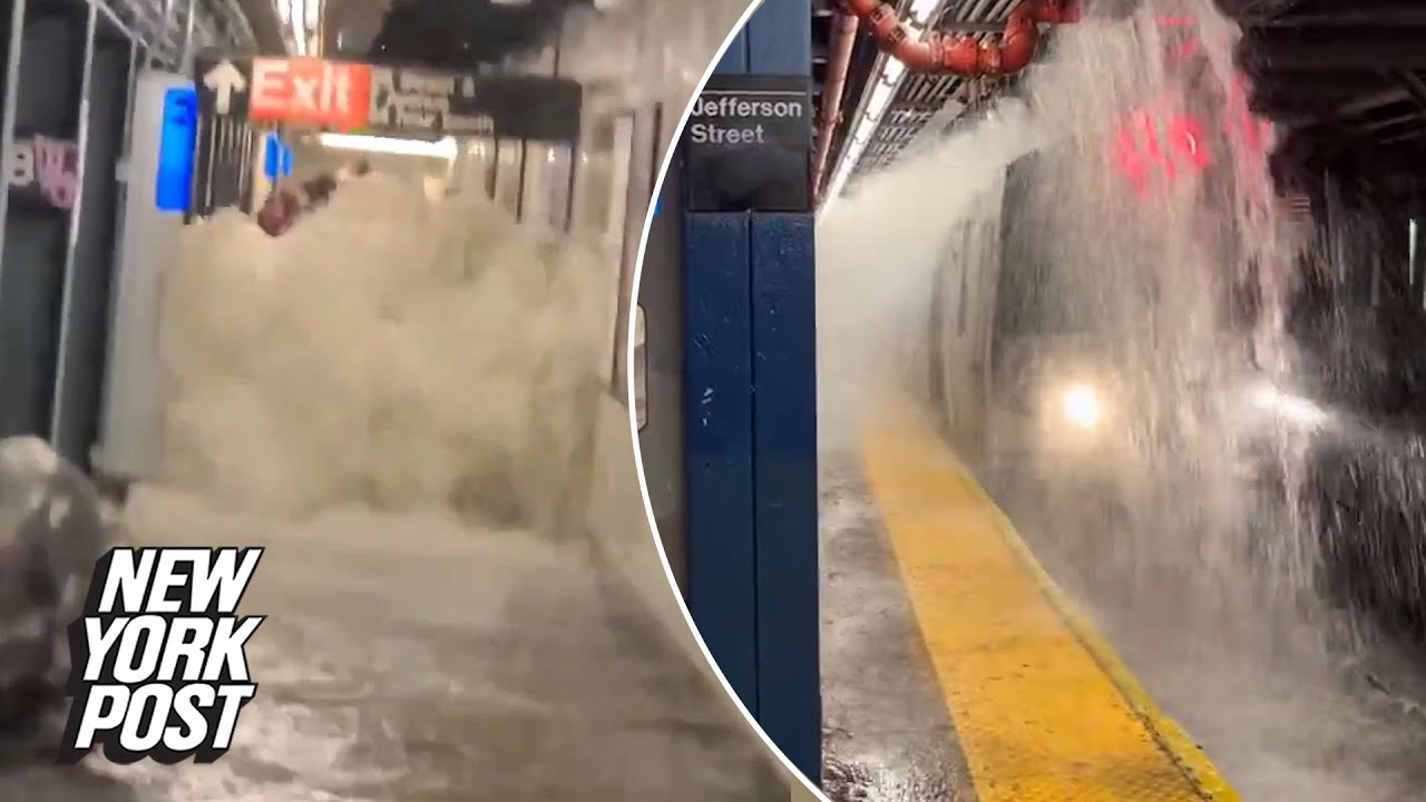Flash flooding causes mayhem on NYC streets and subways | New York Post ...