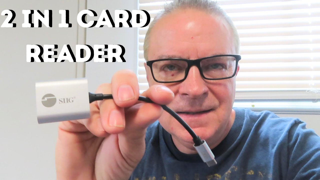 REVIEW SIIG USB Type C 2-in-1 Card Reader for SD & Micro SD - YouTube