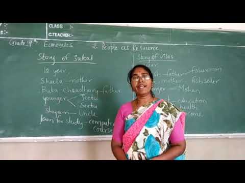 CBSE CLASS 9th-SST(economics) chapter-2 People as resource -2 - YouTube