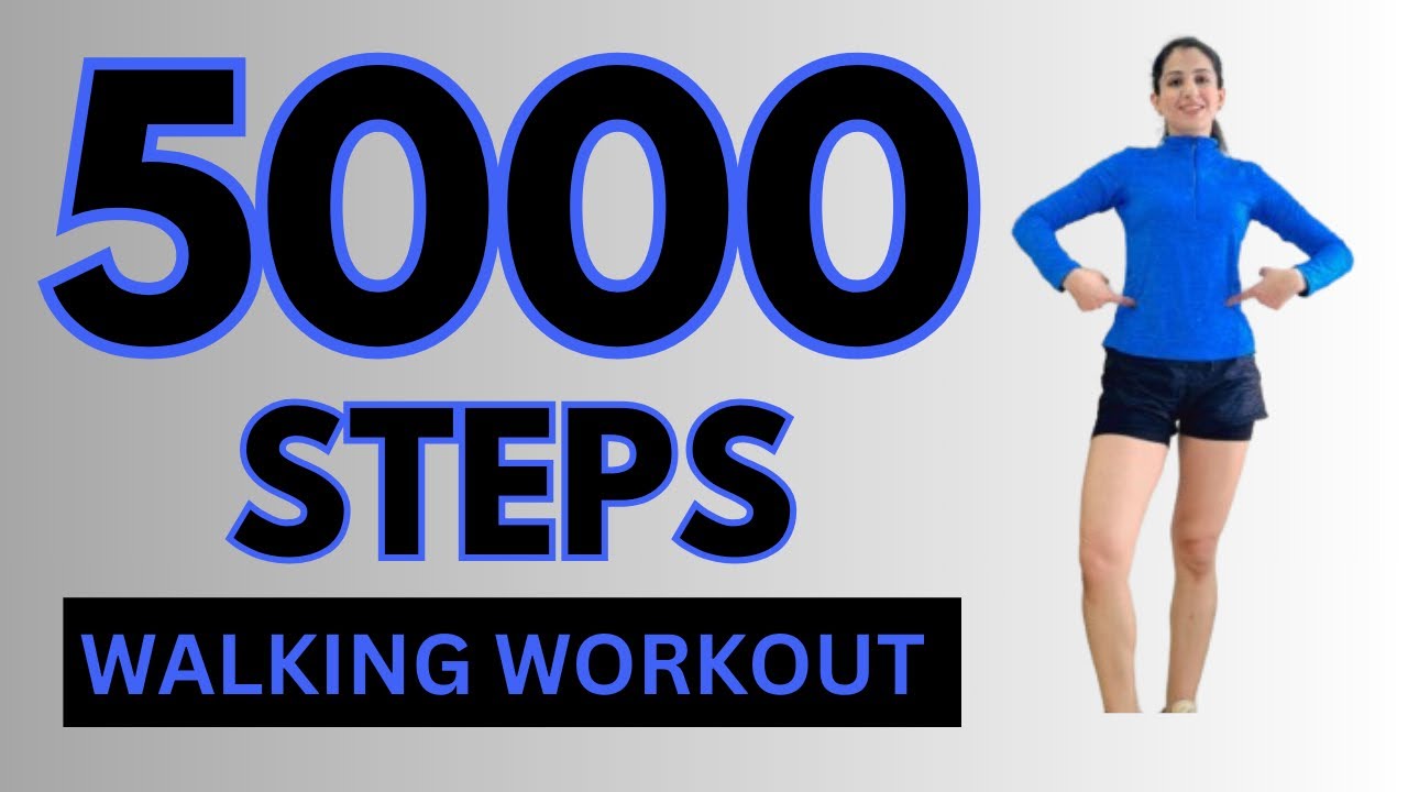 Quick 5000 Steps Walking Workout To Lose Belly Fat | 30 Minute workout ...