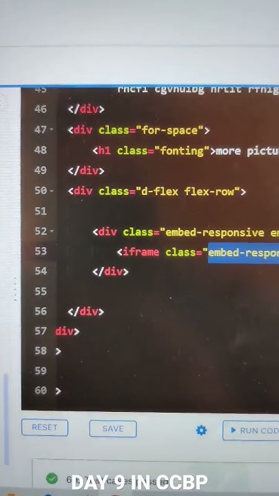 DAY 9 IN CCBP ccbp nxtwave intensive #html #css #bootstrap - YouTube