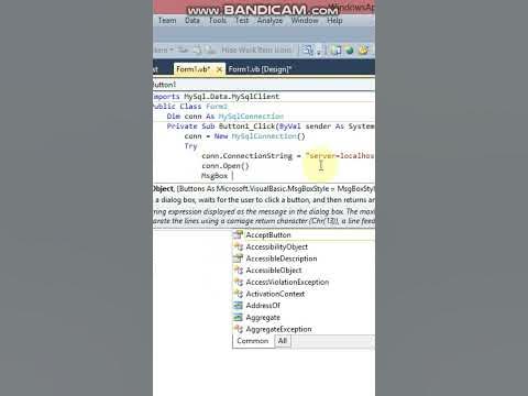 How to connect MySQL database in VB.Net - YouTube