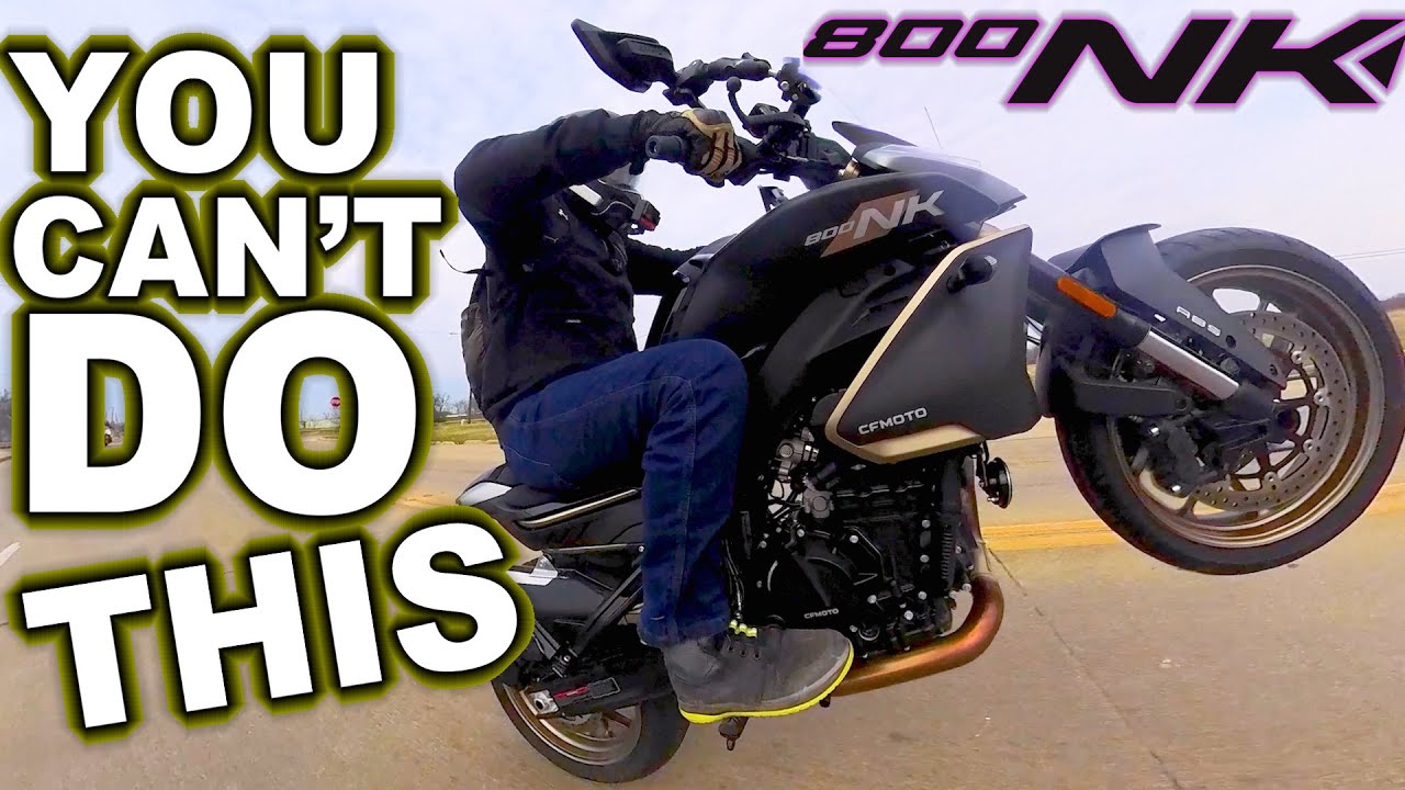 No Wheelies? 800NK CFMOTO - YouTube
