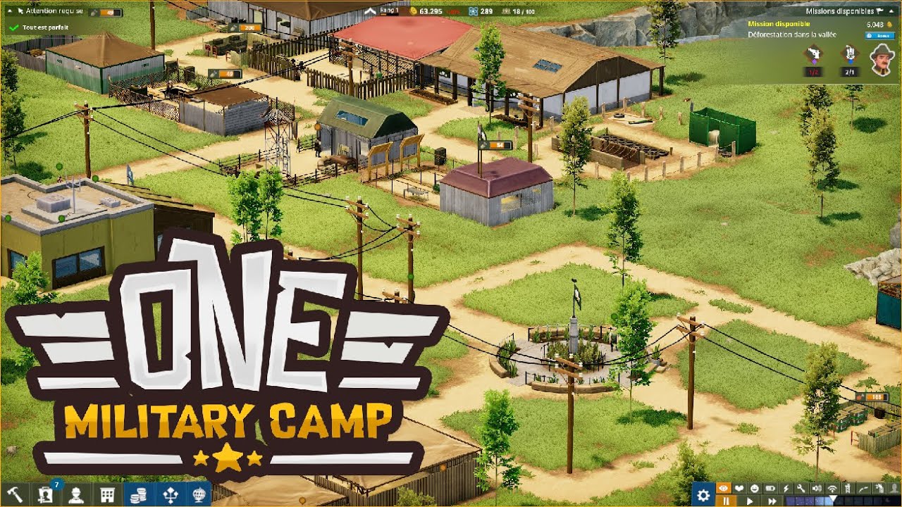 One military camp - Gestion de base militaire | Memoria FR - YouTube