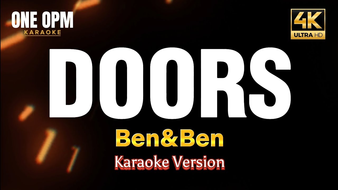 Door - Ben&Ben (karaoke version) - YouTube