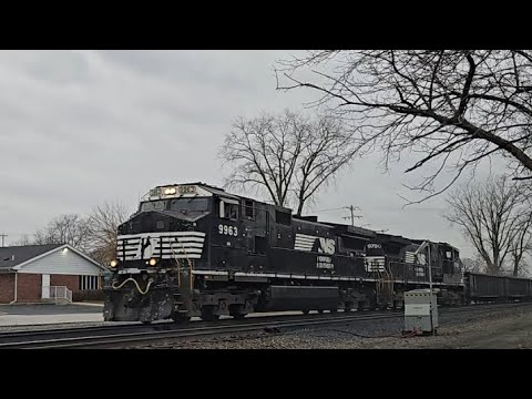 NS #9963 EB, Chesterton, IN 12/04/2024 - YouTube